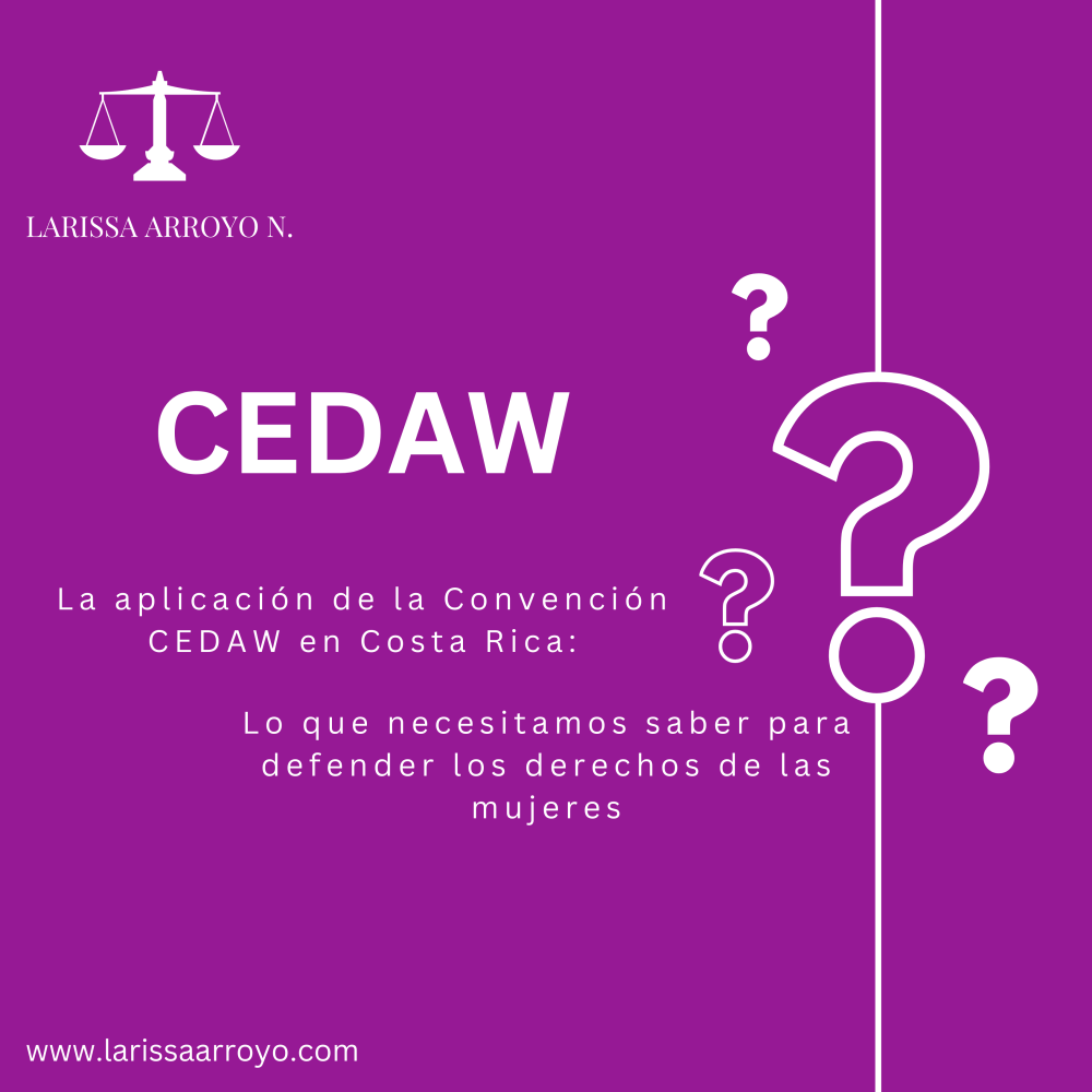 La Convención CEDAW en Costa Rica – Mág. Larissa Arroyo Navarrete